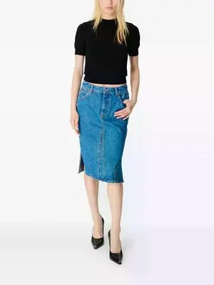 MARINE SERRE Moon Logo Knit Top