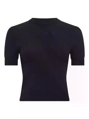 MARINE SERRE Moon Logo Knit Top