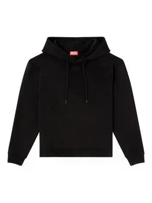 DIESEL® Logo Detail Hoodie - Black