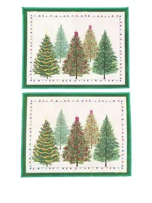 TESSITURA TOSCANA TELERIE Fairy Tree Placemat - Neutrals