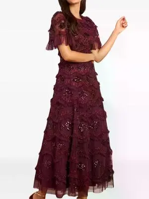NEEDLE & THREAD Daisy Ruffled Midi Dress