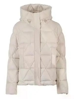 K-WAY Lethille Hooded Padded Jacket - Neutrals