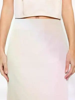 ST. AGNI Midi Skirt With Rear Slit
