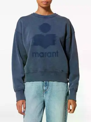 MARANT ETOILE Mobyli Logo Sweatshirt - Blue