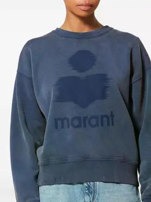 MARANT ETOILE Mobyli Logo Sweatshirt - Blue