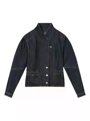 Isabel Marant Étoile Dolie Buttoned Denim Jacket - Blue