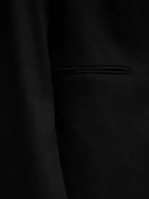 BENETTON Single-breasted Notched Lapel Blazer