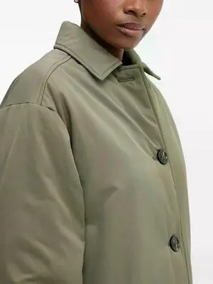 BENETTON Button-fastening Coat - Green