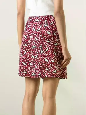 Stella McCartney Leopard-print Silk Mini Skirt
