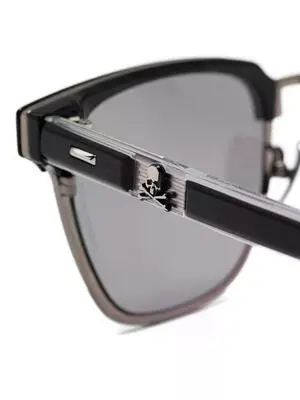 MASTERMIND WORLD Skull Plaque Square Frame Sunglasses