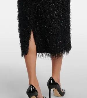 Erdem Lurex® Fil Coupé Midi Dress