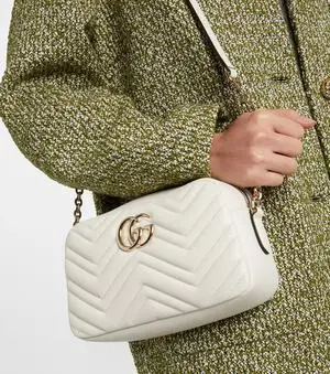 Gucci Gg Marmont Small Leather Crossbody Bag