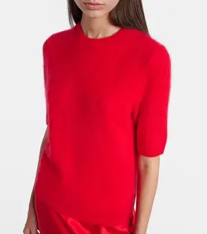 Dorothee Schumacher Fluffy Statements Wool And Cashmere Sweater - Red