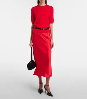 Dorothee Schumacher Fluffy Statements Wool And Cashmere Sweater - Red