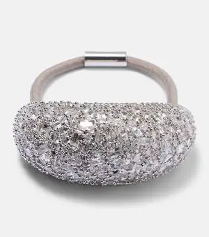 JENNIFER BEHR Embellished Hair Tie - Silver