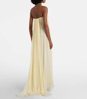 Posse Solene Sash Maxi Dress - Yellow