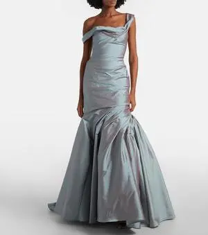 MARMAR HALIM Asymmetric Ruched Gown