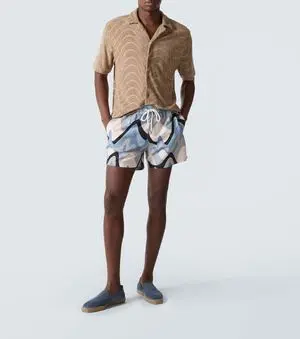 Frescobol Carioca Cotton-blend Bowling Shirt