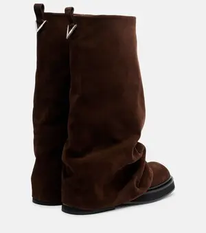 Attico Robin Suede Knee-high Boots