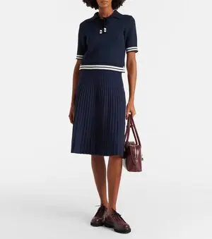 Thom Browne Silk-blend Polo Shirt