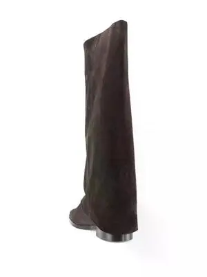 NOTABENE Lupe Suede Square Toe Boots