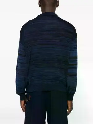 Loewe Striped Logo Polo Sweater