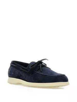 DUCA DEGLI ABRUZZI Suede Lace-up Loafers