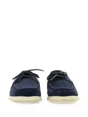 DUCA DEGLI ABRUZZI Suede Lace-up Loafers