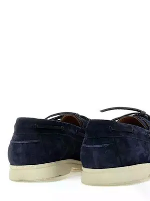 DUCA DEGLI ABRUZZI Suede Lace-up Loafers