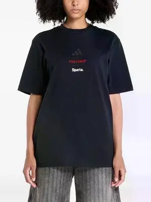 Adidas X Footshop X Sparta Logo T-shirt - Black
