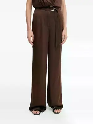 MARCIANO Wide-leg Trousers With Logo Plaque