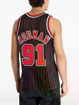 Mitchell & Ness 1995-96 Chicago Bulls Dennis Rodman Swingman Tank Top - Black
