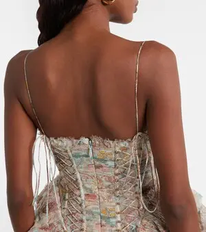 Zimmermann Floral Silk Mini Dress