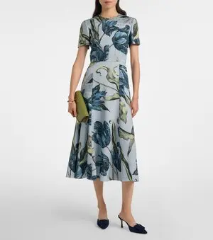 Erdem Floral Midi Dress
