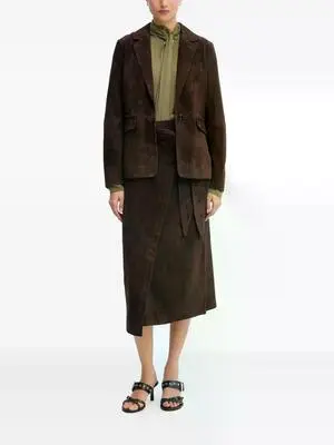 NEVER FULLY DRESSED Wrap Midi Skirt