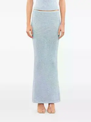 ASTA RESORT Carolina Cotton Skirt - Blue