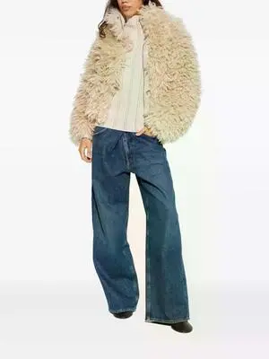 SAMSOE SAMSOE Openwork Design Turtleneck Sweater