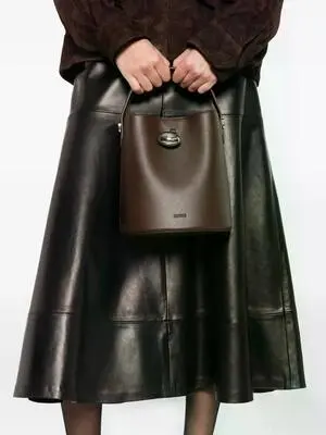 Cafuné Egg Bucket Bag - Brown