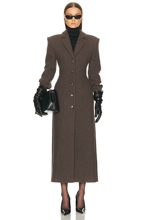 EAVES Yaron Manteco Wool Coat