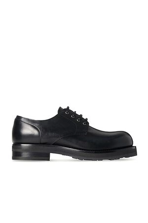 THE ROW Glossy Calfskin Derby Lug Sole
