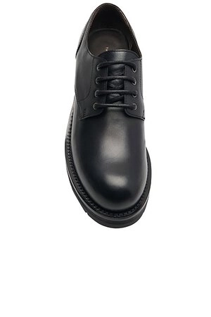 THE ROW Glossy Calfskin Derby Lug Sole
