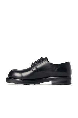 THE ROW Glossy Calfskin Derby Lug Sole