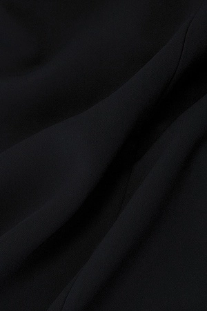 EAVES Norna Polished Crepe Maxi Dress - Black
