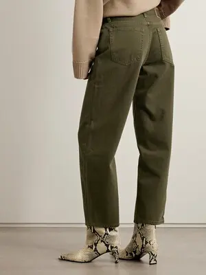 LA LIGNE Cotton-twill Wide-leg Trousers