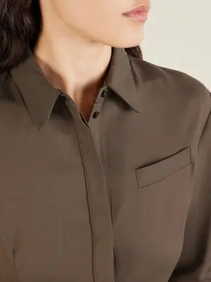 Tove Elvin Woven Wool Shirt