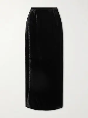 Bernadette Velvet Maxi Skirt