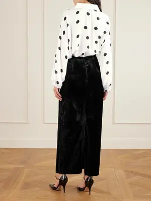 Bernadette Velvet Maxi Skirt