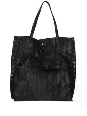 ZANELLATO Medium A Spasso Allacciata Tote Bag - Black