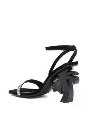 Palm Angels Palm Tree Sculptural Heel Sandals
