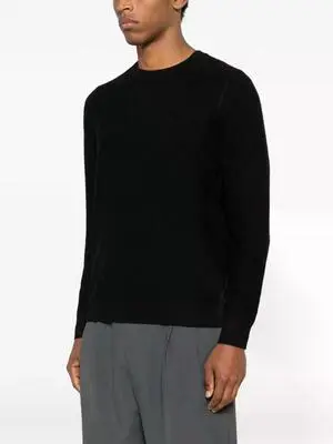 DIKTAT Diamond-pattern Pullover - Black